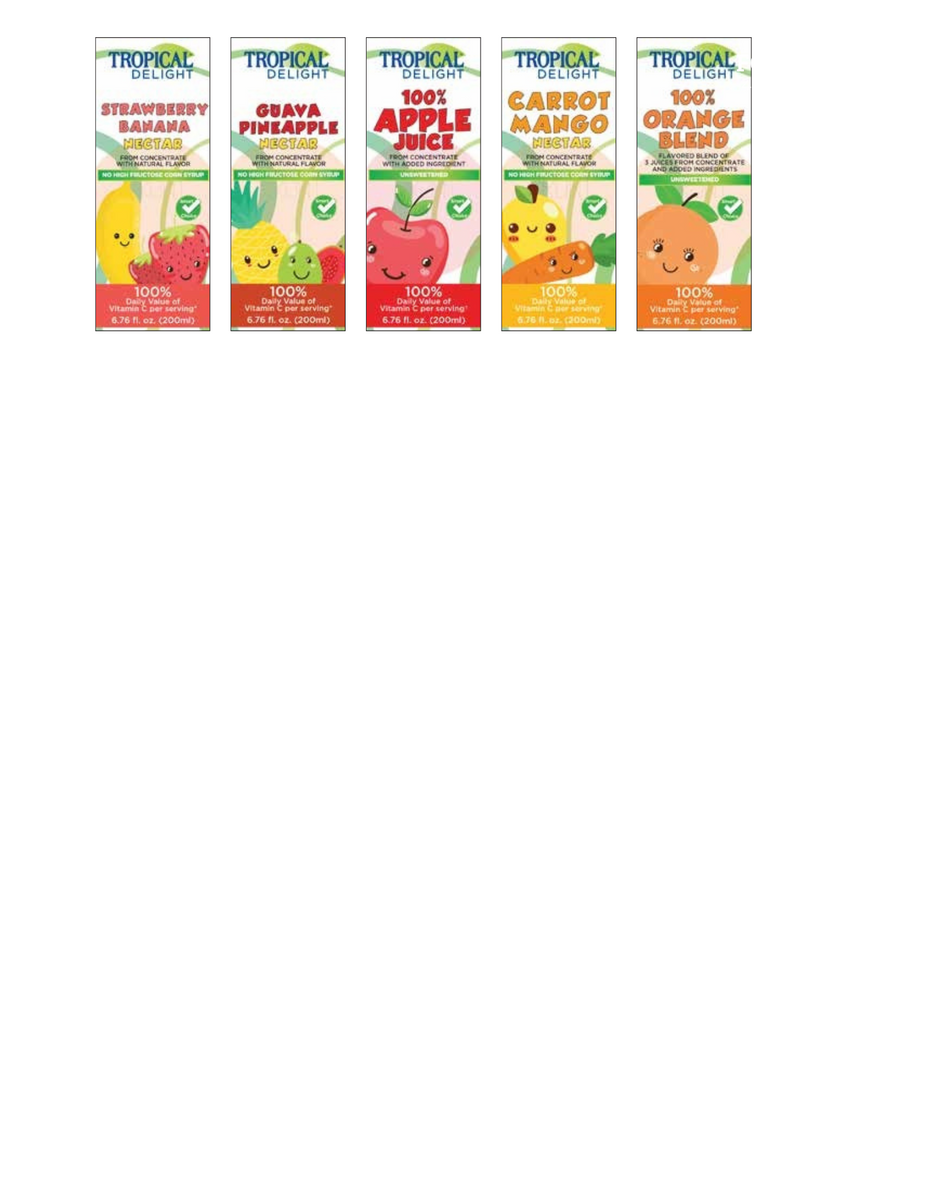 200ml Juice Boxes – Tropical Delight Beverages
