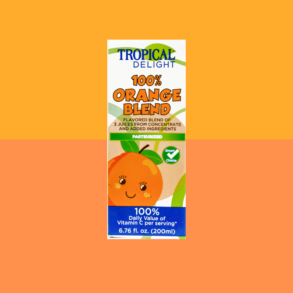 100% Orange Juice Blend – Tropical Delight Beverages